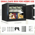 1.3 Cu Ft Fireproof and Waterproof Digital Safe with Combination Lock ...