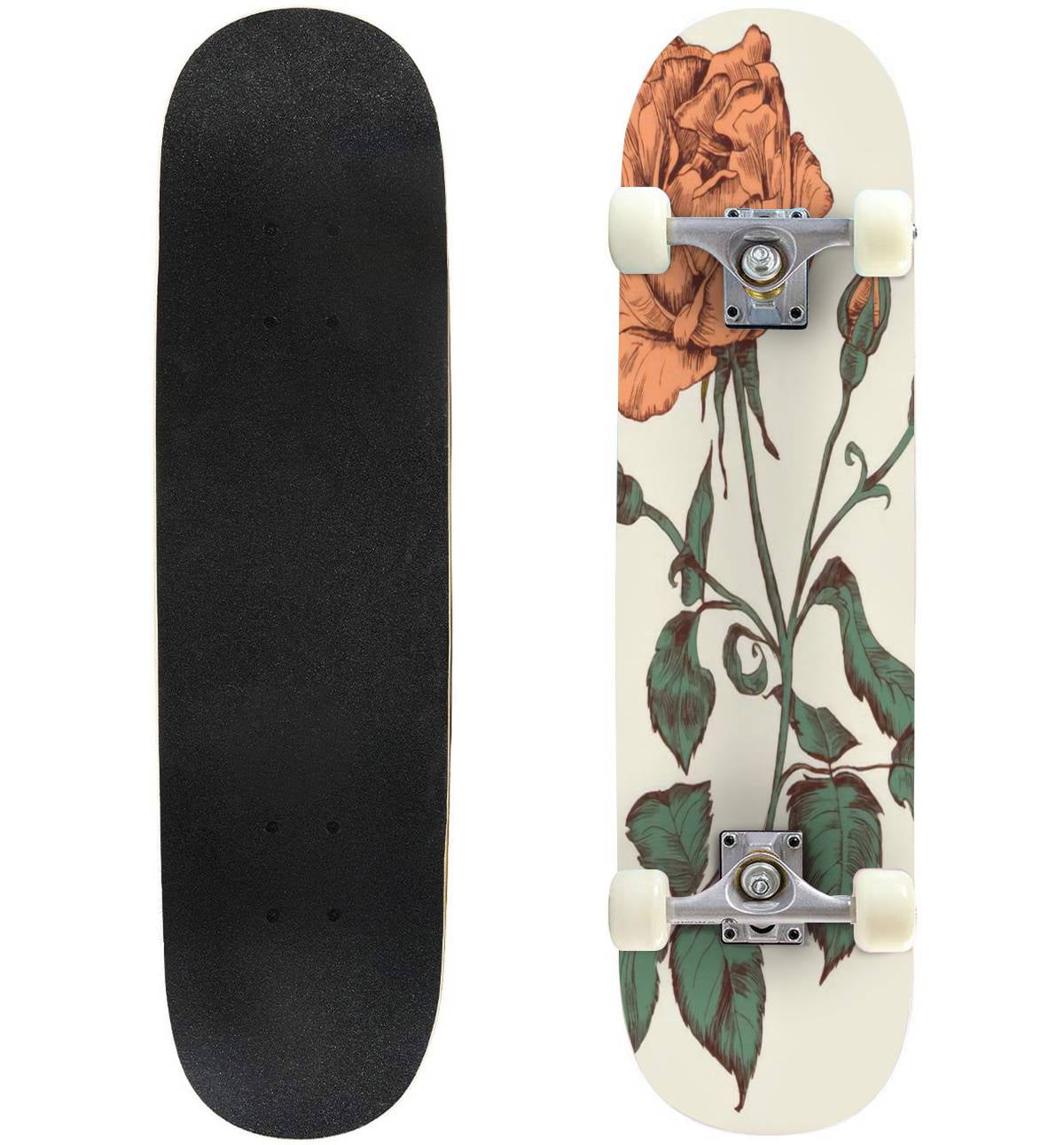 single rose engraving colored rose stock illustrations Outdoor ...