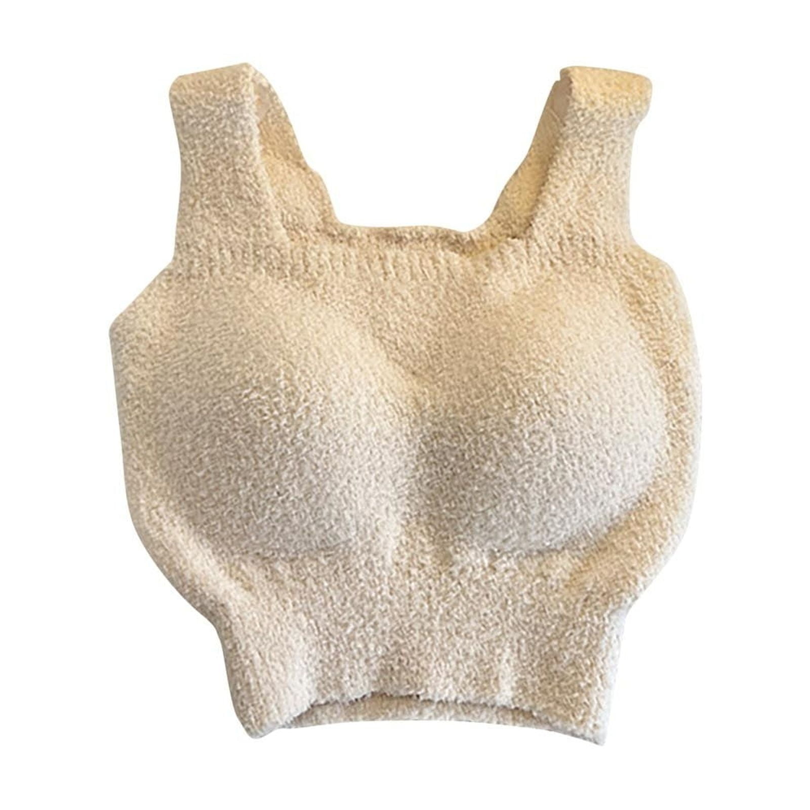 Click here for Wrkekc Bras For Women Fleece Lined Wireless Bra Wi... prices
