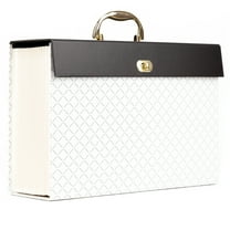 U Brands Modern Noir 19 Pocket, Expanding Letter Size File Folder ...