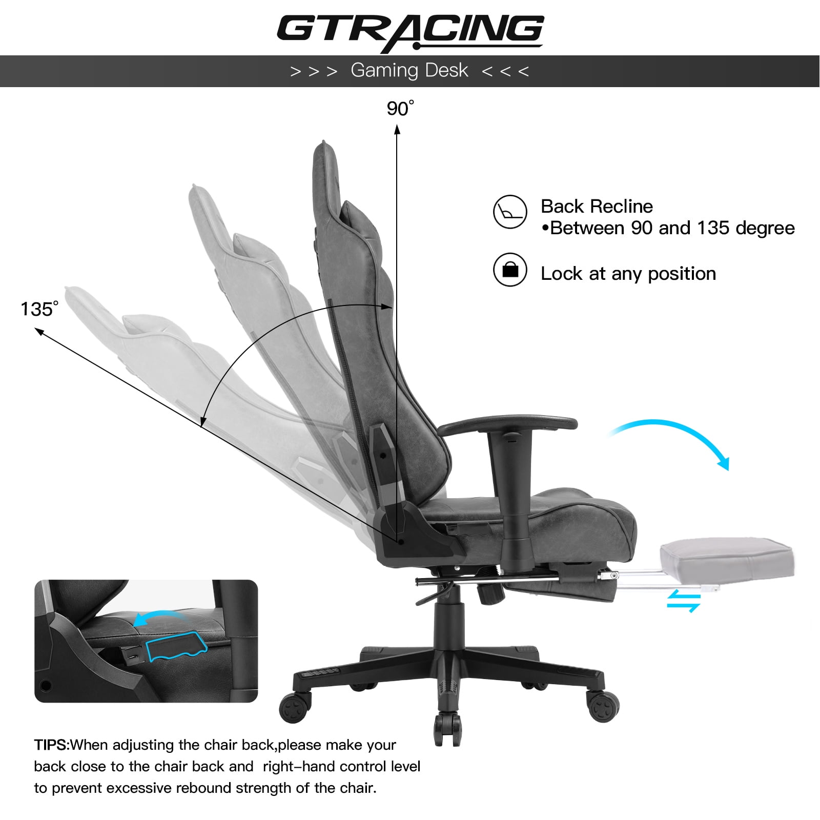 135 Degree Angle Chair