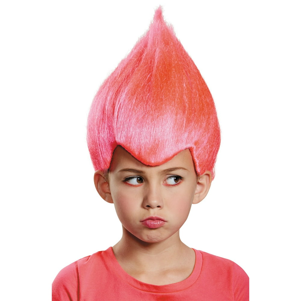 Men's Pink Troll Wacky Wig Child - Walmart.com - Walmart.com