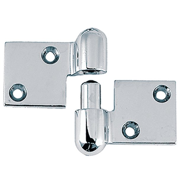 Perko 0152DP0CHR Chrome Plated Bronze Right Hand 2" x 3-3/4" Pull Apart ...