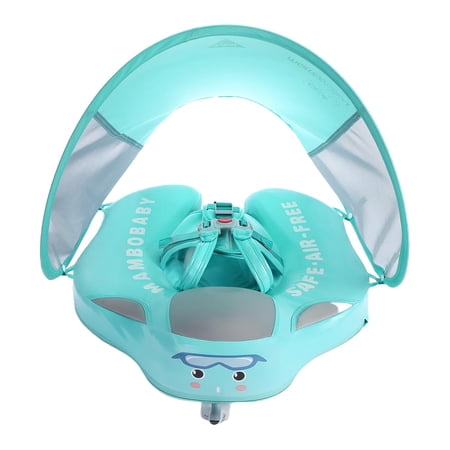 Baby Swim Float with Canopy Solid Swimming Training Water Floats Non ...