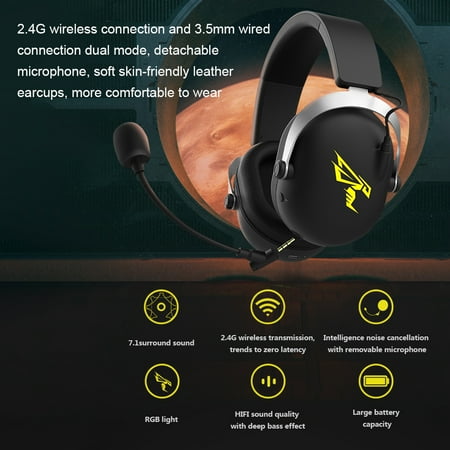 Somic Gaming Headphone Adjustable Detachable Microphone Dual Connection ...