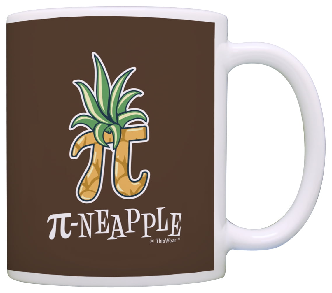 ThisWear Pi Day Gift Pineapple Pi Funny Math Gifts Math Geek Science Pi ...