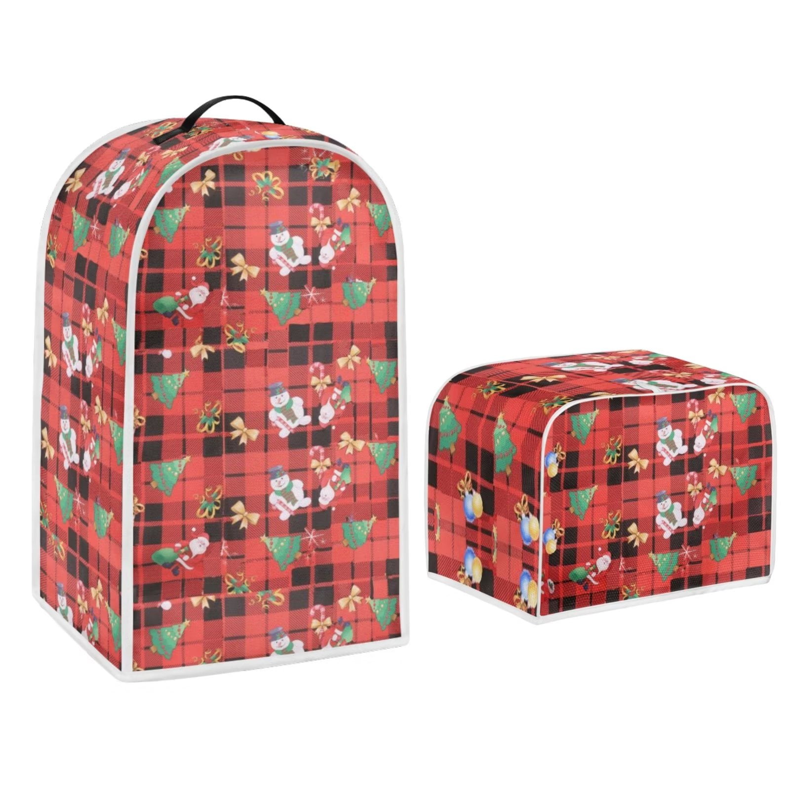 Renewold Christmas Theme Toaster Cover 2 Slice Blender Cover Set Bow ...