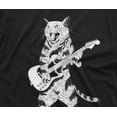 CLOTEX Cat Guitarist Rock Music Tee Shirt Music band Rock jazz country ...