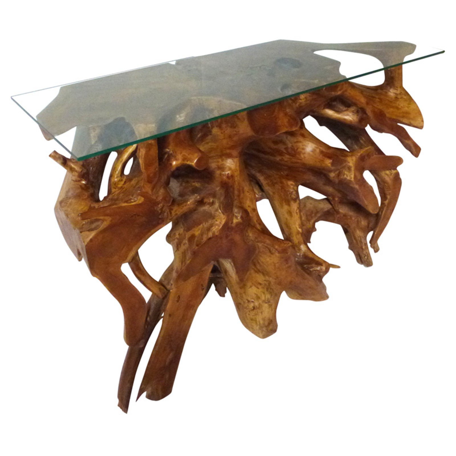 Teak console table Teak Root Console Table Large Teak Root Console ...