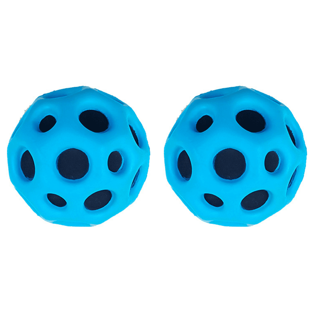 Bounce Hole Ball High Soft Bam Toy Flash Regalos de cumpleaños Azul ...