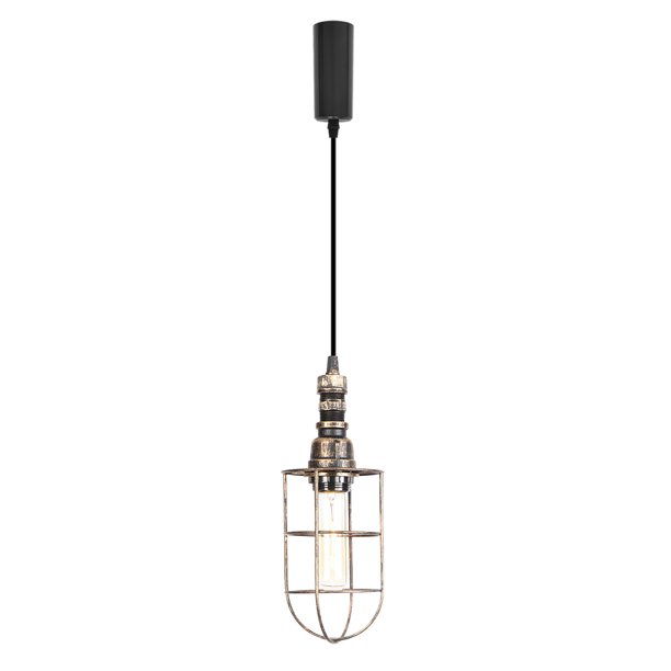 Kiven H-Type Track Lighting, 1-Light Industrial Halo Track Pendant ...