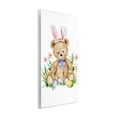 Springy Easter Teddy Bear Wall Plaque Art, design by Amy Hall - Walmart.com