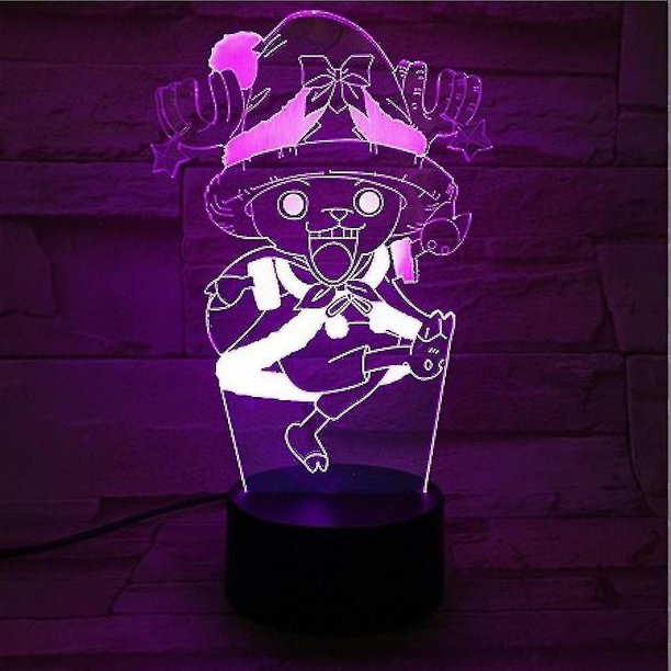 One Piece Chopper Kids Bedroom Anime Table Lamp 3d Led Night Light ...