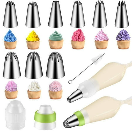 Piping Nozzle Set 22 Piece Piping Bag And Piping Nozzle Set ...