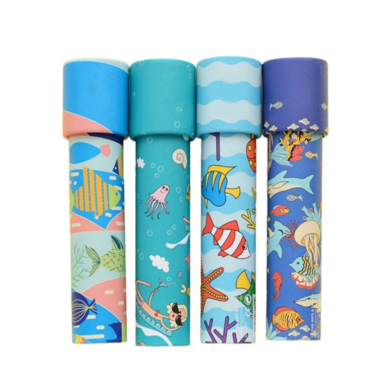 Random Color Children Kaleidoscope Toy Toddler Sensory Toys Educational ...