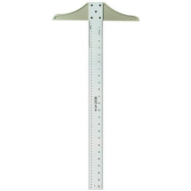 Johnson 48 in. L x 22 in. H Aluminum T-Square Silver - Walmart.com