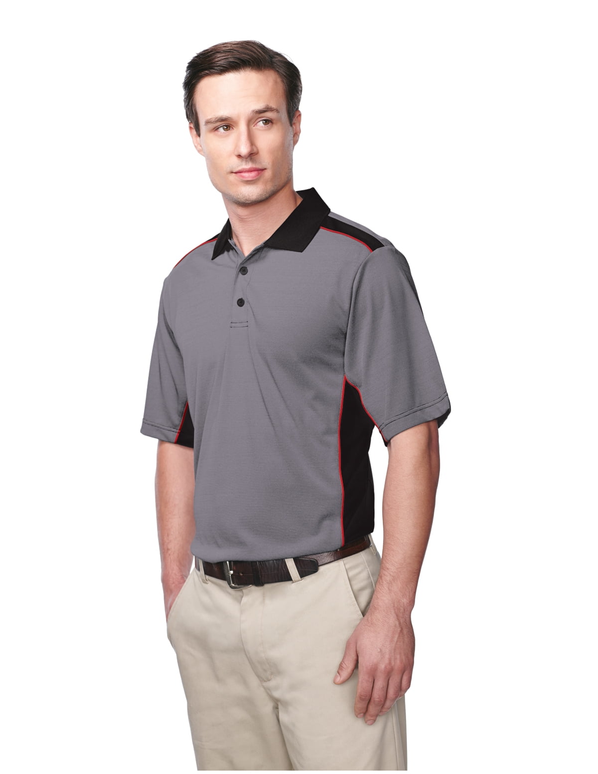 Tri-Mountain Men's 100% Polyester Knit S/S Golf Shirt - Walmart.com ... Tri-Mountain Men's 100% Polyester Knit S/S Golf Shirt - Walmart.com ...