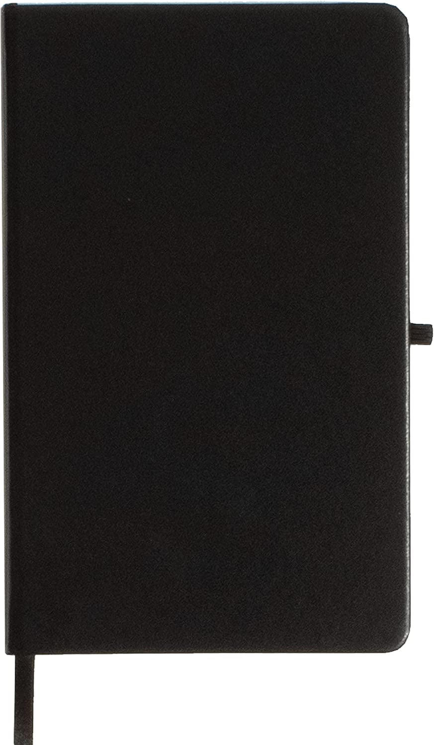 WallDeca Black Lined Notebook Journal | Hard Cover, 240 Pages, Ruled 8. ...