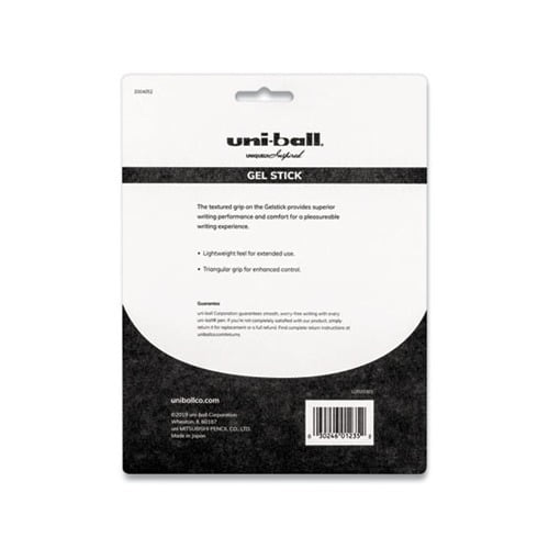 Stick Gel Pen Micro 0.38mm, Assorted Ink, Clear Barrel, 8/Set ...