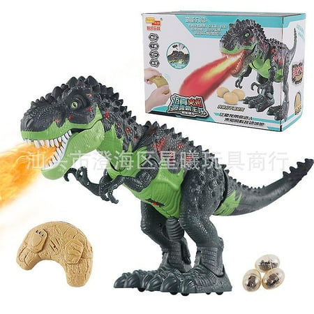 Remote Control Tyrannosaurus Rex Spray Laying Eggs Large Dinosaur ...