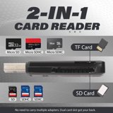 Insten USB 3.0 Card Reader, Dual Slot Card Adapter for SDXC, SDHC, SD ...