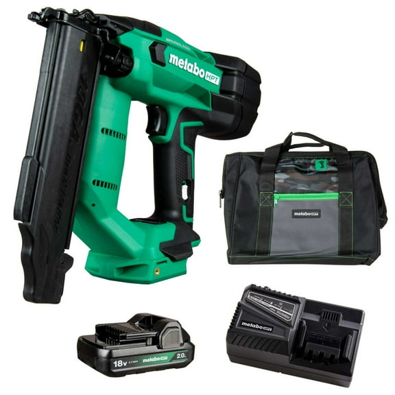 Metabo HPT, 18V MultiVolt Cordless 18-Gauge Brad Nailer Kit, Drives 5/8 ...