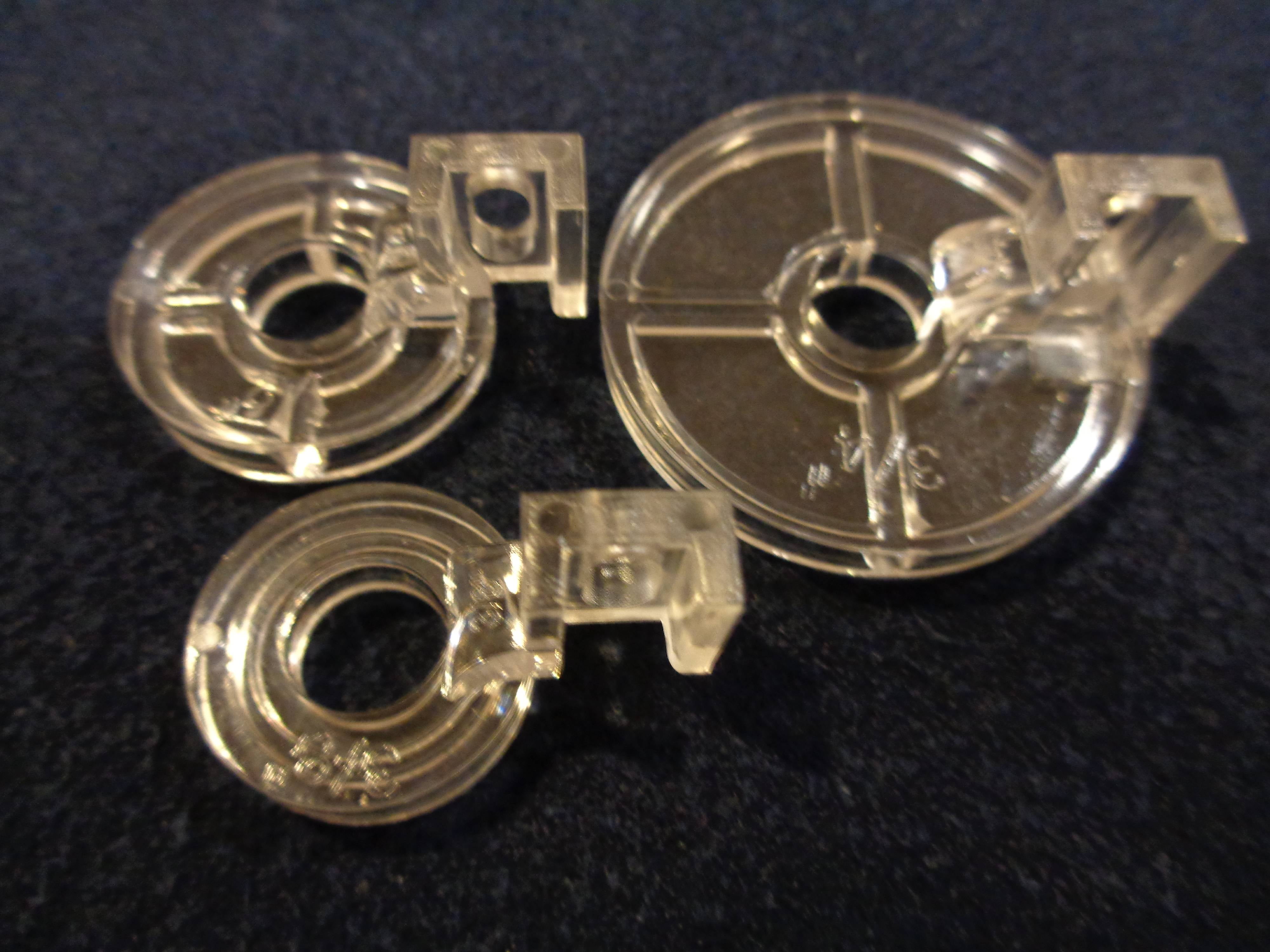 3pcs CLARITY CLEAR ECHO QUILTING FEET FOOT Embroidery for Low Shank ...