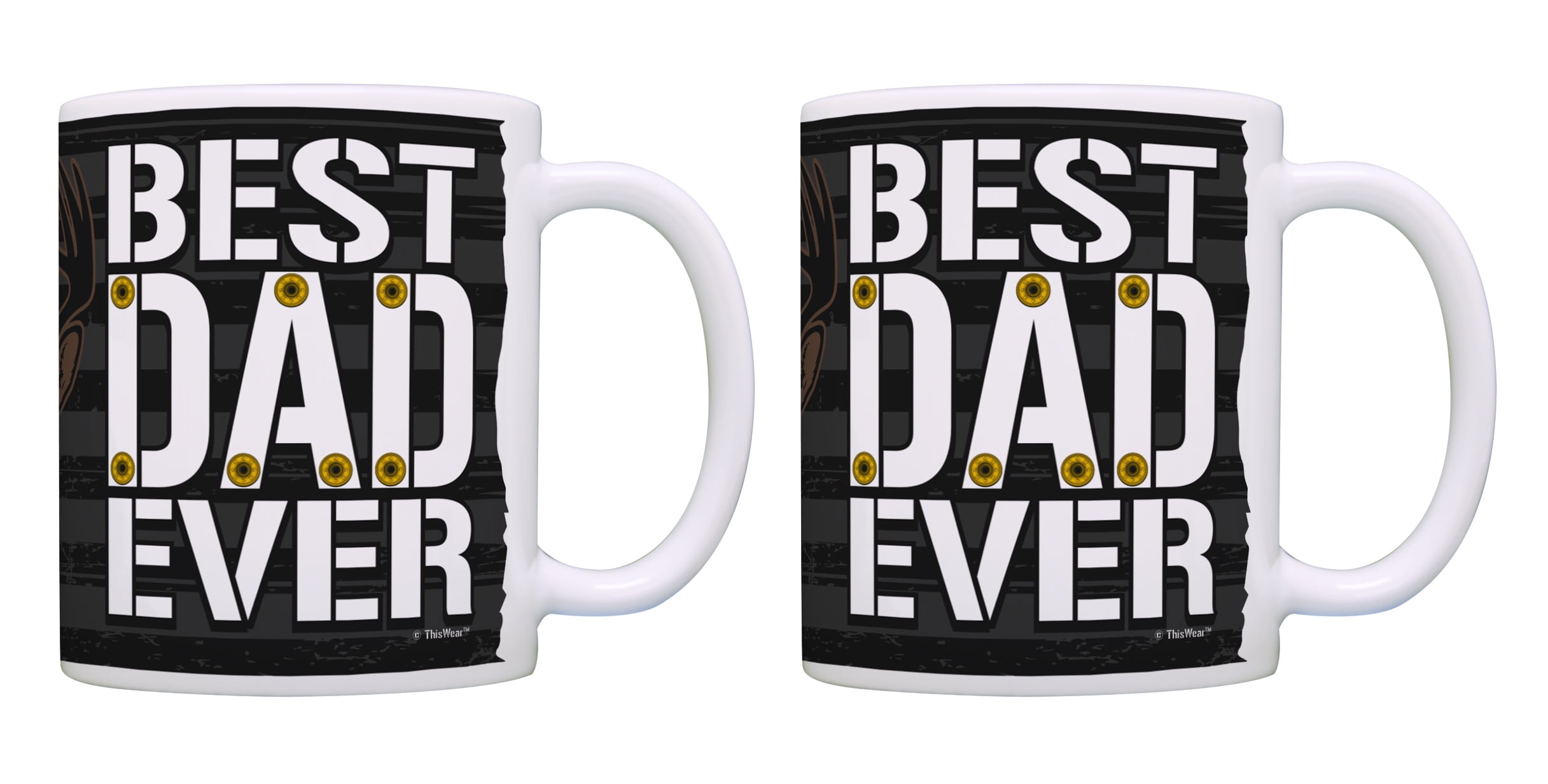 ThisWear Best Dad Mug Set Best Dad Ever 2 Pack Mug Coffee Mugs Best Dad ...