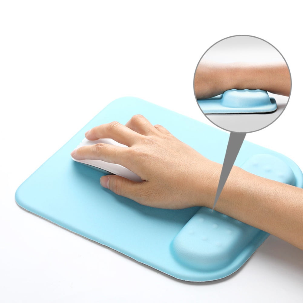 Naierhg Ergonomic Soft Laptop Computer Mouse Pad Mat Navy Blue ...