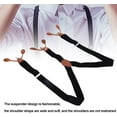 Adjustable Mens Suspenders, Strong Fixability Y Shape Dress Suspenders ...