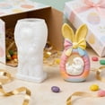 Easter Decor Silicone for Rabbit Ear Candles Diy Cute Rabbit Desktop ...