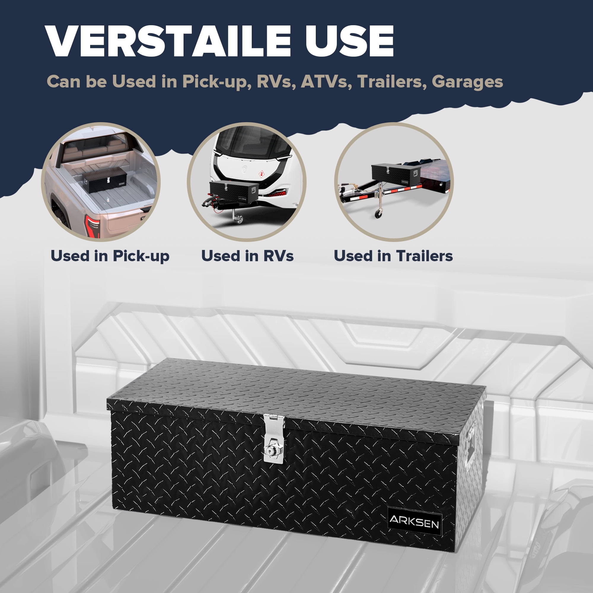 ARKSEN 30 Inch Aluminum Truck Pick Up Tool Box Philippines | Ubuy