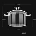 Glass Pot for Cooking with Lid,Heat Resistant Soup Pot,Transparent ...