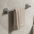 HaoXun Single Pole Towel Rack - Carbon Steel Bathroom Towel Bar Hanging ...