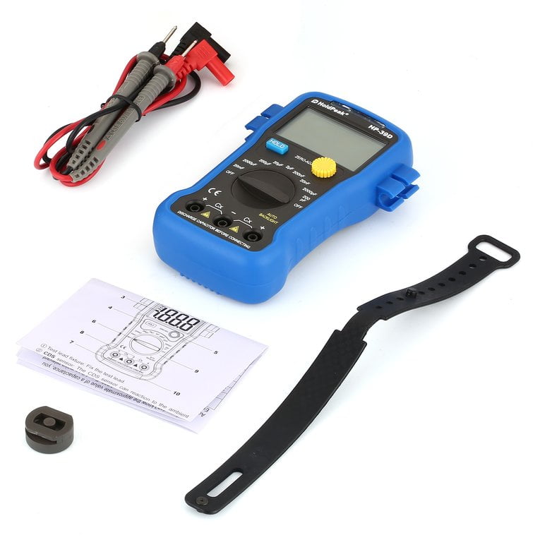 HoldPeak HP-39D Digital Multimeter Auto Range Tester True RMS NCV Ohm ...