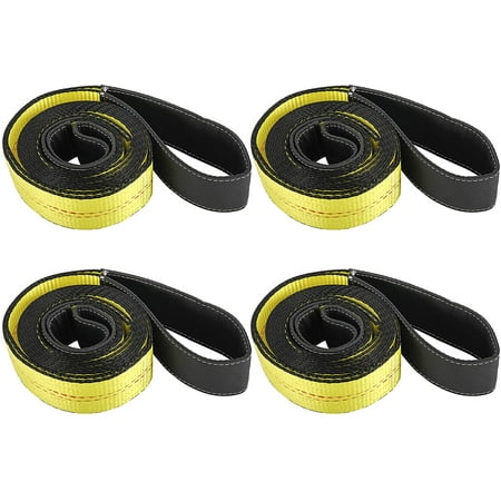 NovelBee Lift Sling Straps 2 Inch 10 Feet Tree Saver Winch Strap Heavy ...