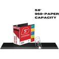 3 Ring Binders, 5" Capacity D-Rings, 8.5" x 11" Presentation Folder ...