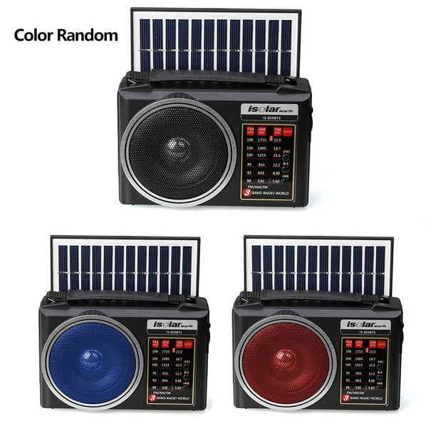DQrwqpou AM FM SW BT5.0 Linterna LED Radio Emergencia Solar (color ...