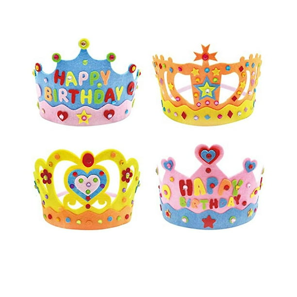 Diy coronas de fieltro para niños, princesa Tiaras Craft Kit Diy Kids ...