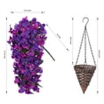 Artificial Bougainvillea Faux Flowers Plants Baskets For Outdoor ...