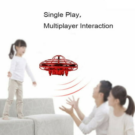 UFO Hand Flying UFO Mini Induction Suspension RC Aircraft Drone Toys ...