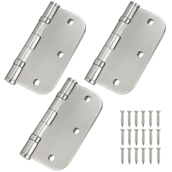 Heavy Duty Ball Bearing Door Hinges 4x3 Inch, Stainless Steel with ...