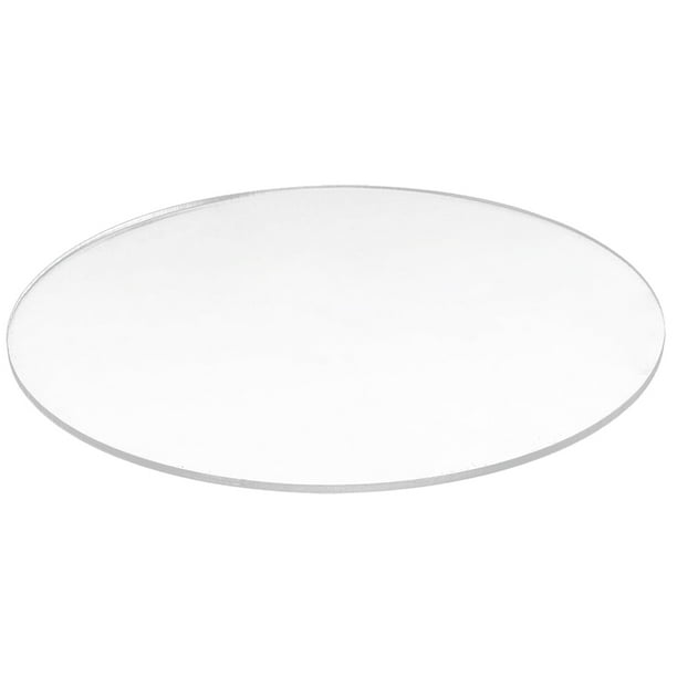 Transparent 3mm thick Mirror Acrylic round Disc Diámetro:100mm ...