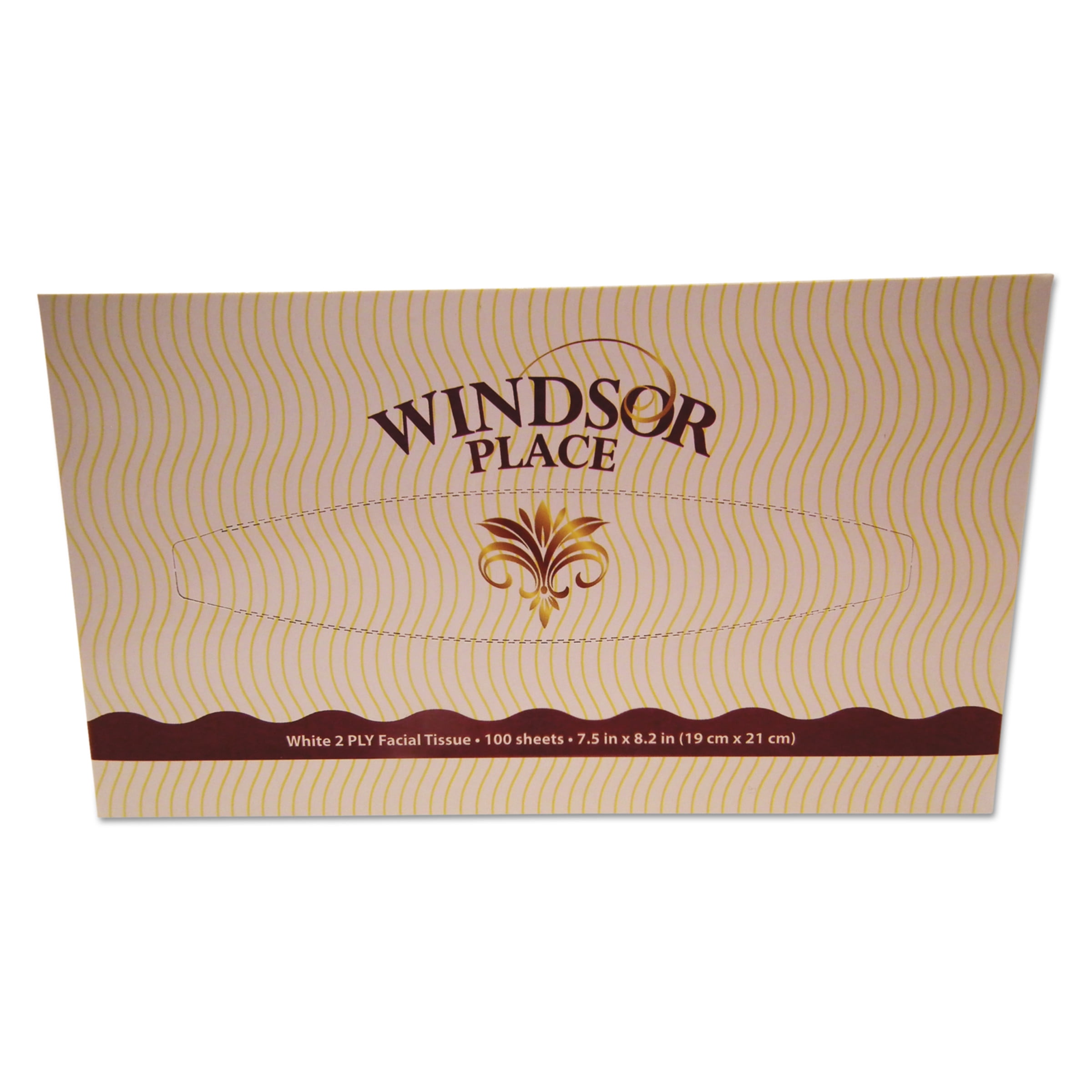 Atlas Paper Mills Windsor Place Premium Facial Tissue, 2-Ply, White, 7 ...