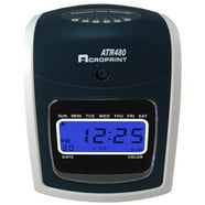 Acroprint Model 150 Analog Automatic Print Time Clock with Month/Date/1 ...
