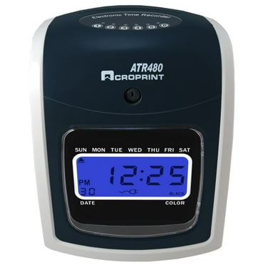 Acroprint Model 150 Analog Automatic Print Time Clock with Month/Date/1 ...