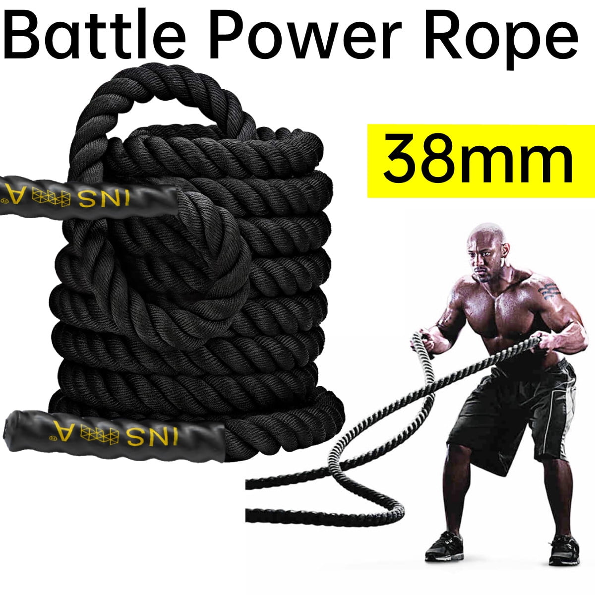 Shihan Power Sports Portable Battle Rope Strap Anchor Gym Fitness ...