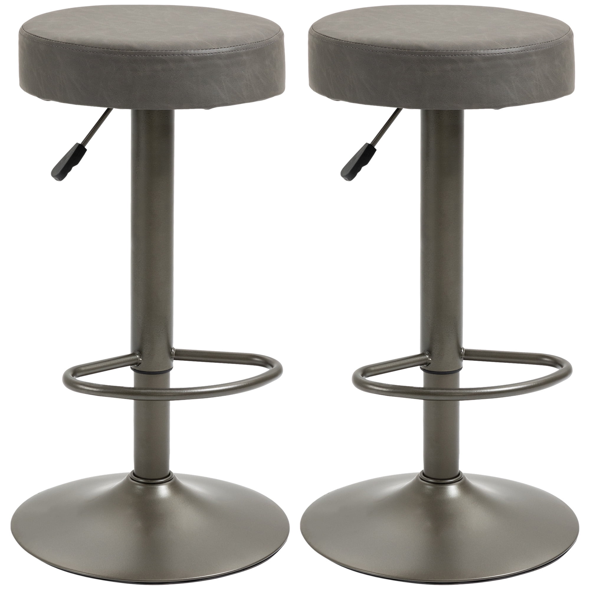 Click here for Homcom Modern Adjustable Bar Stools Set Of 2  Swiv... prices