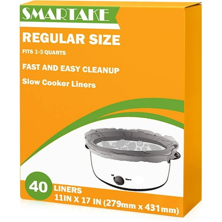 Slow Cooker Liners, 11 × 17 Inches Disposable Cooking Bags, Easy Clean ...