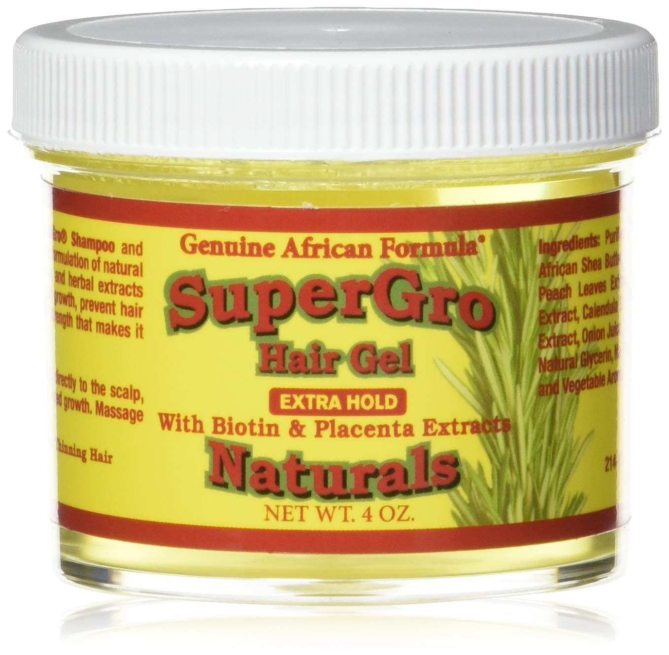 Genuine African Formula SuperGrow Hair Gel Extra Hold - Walmart.com